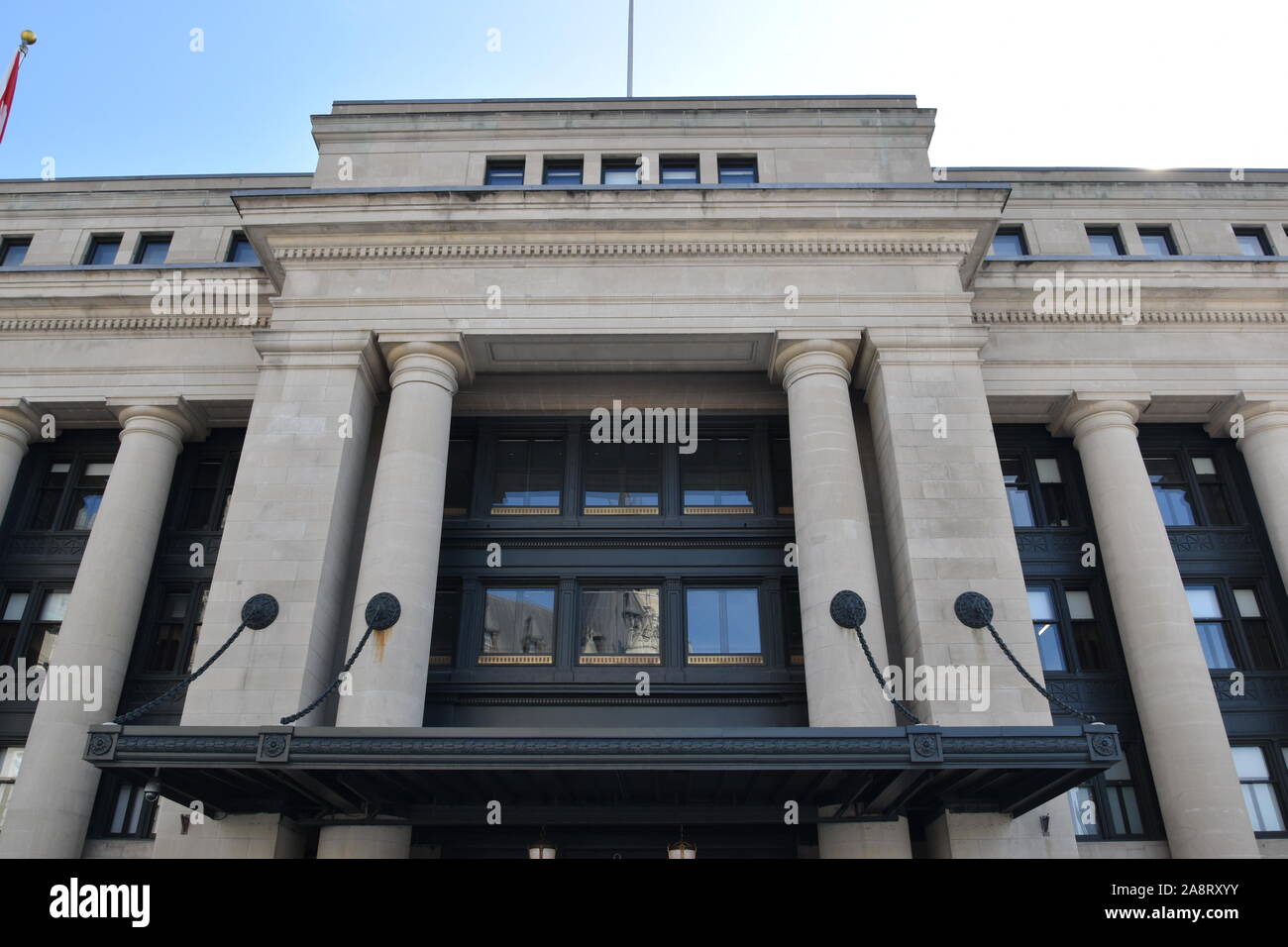 Canadian Government Buildings at the Canadian Parliament atop ...
