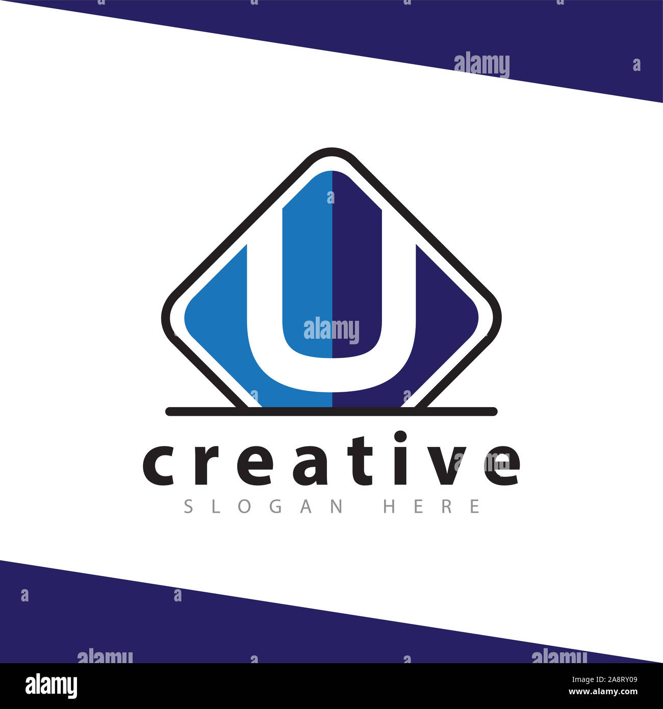 Square frame logo vector art hi-res stock photography and images - Alamy