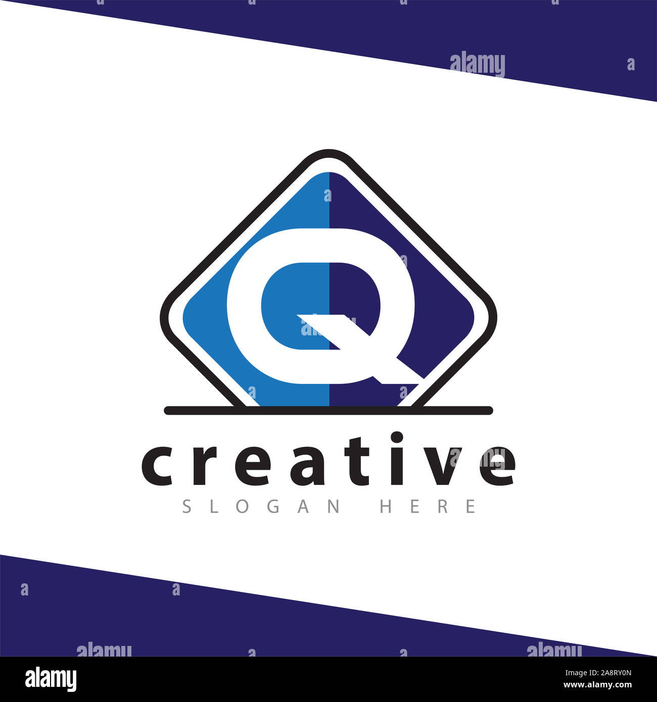 Letter q logo hi-res stock photography and images - Alamy