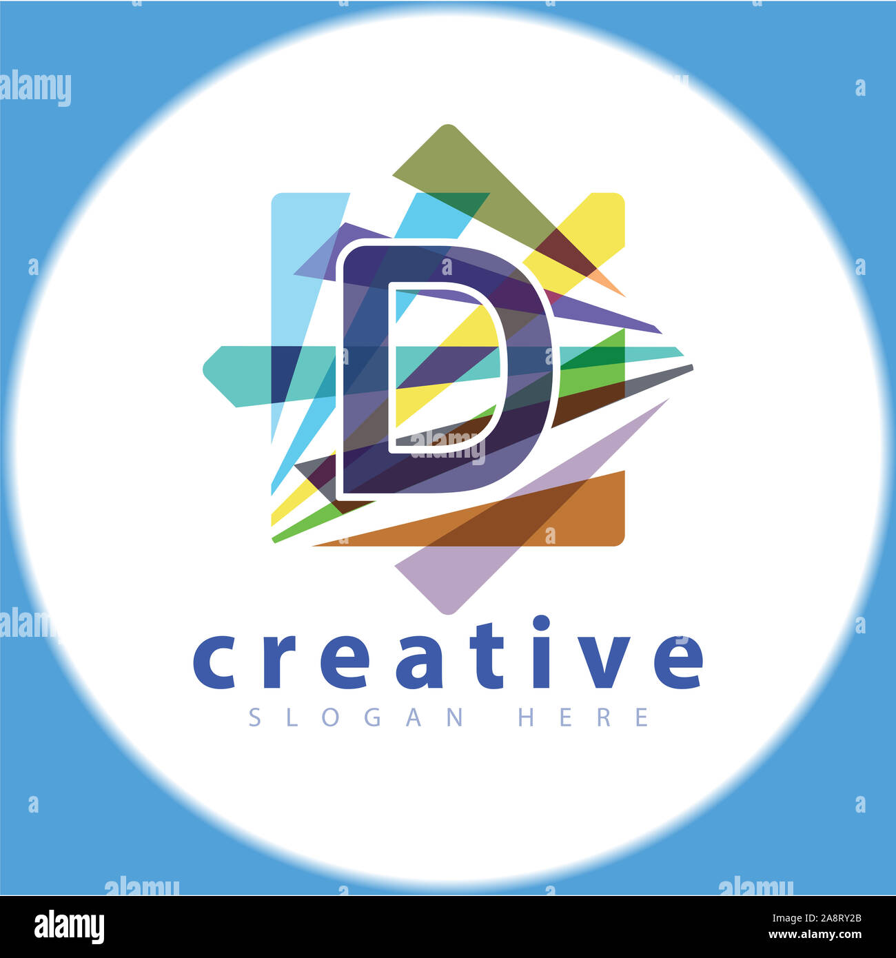 Letter square logo hi-res stock photography and images - Alamy