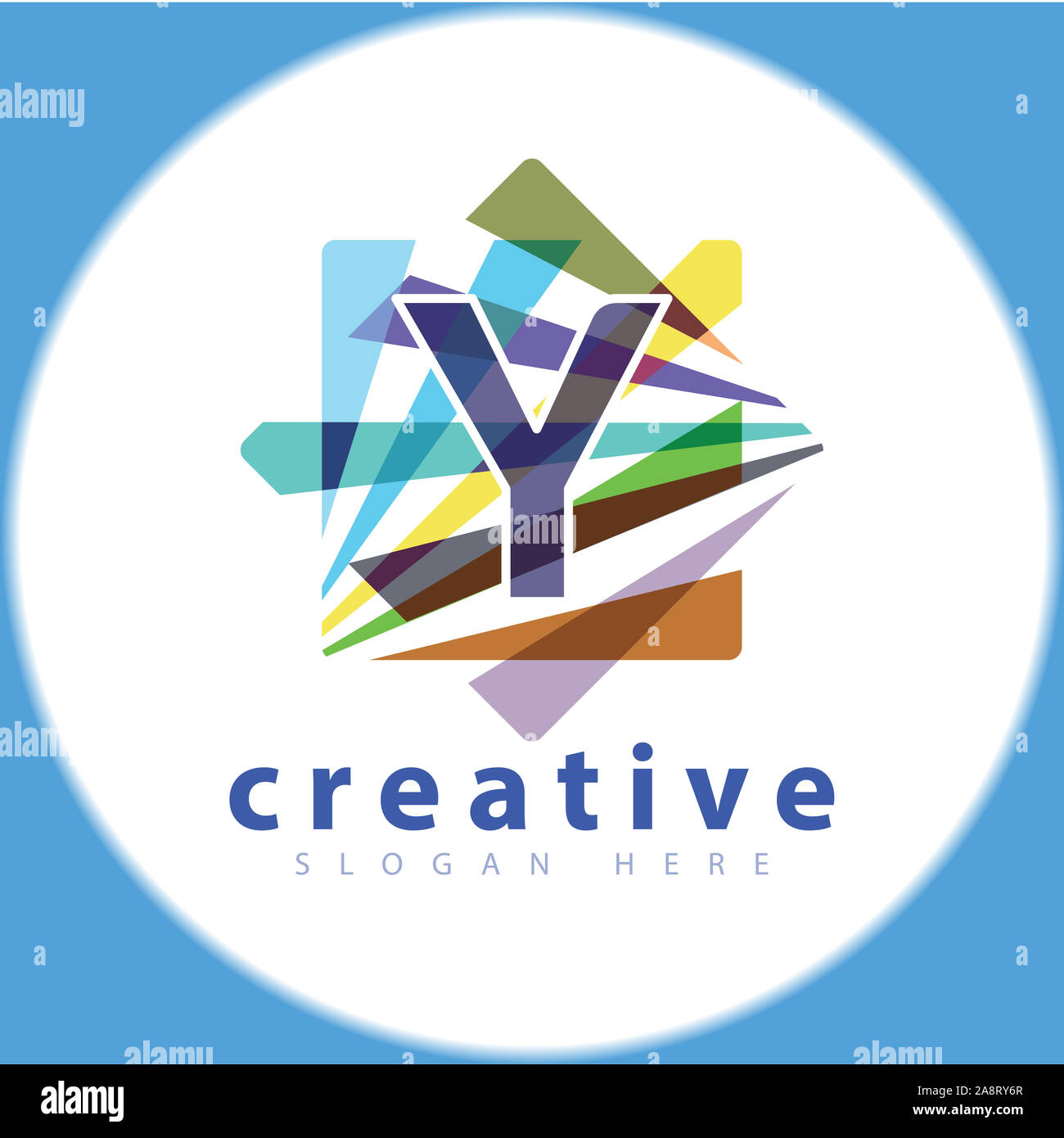 Abstract letter y logo hi-res stock photography and images - Alamy