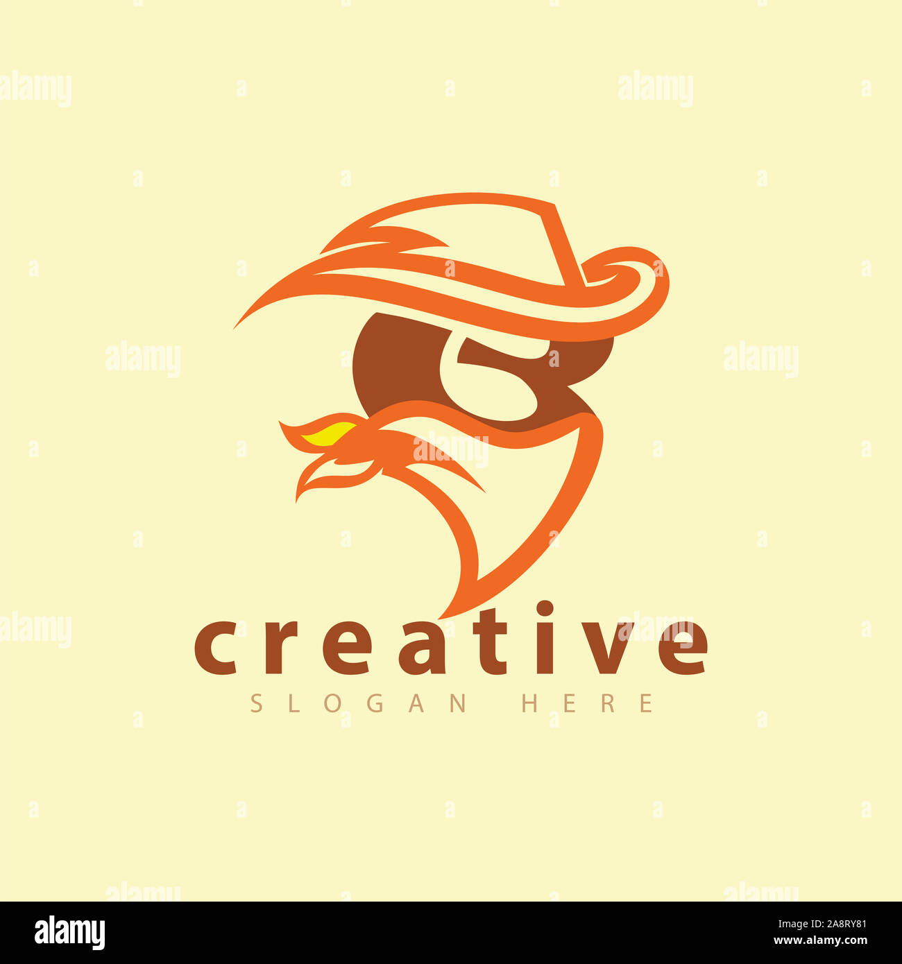 Leather logo vector hi-res stock photography and images - Alamy