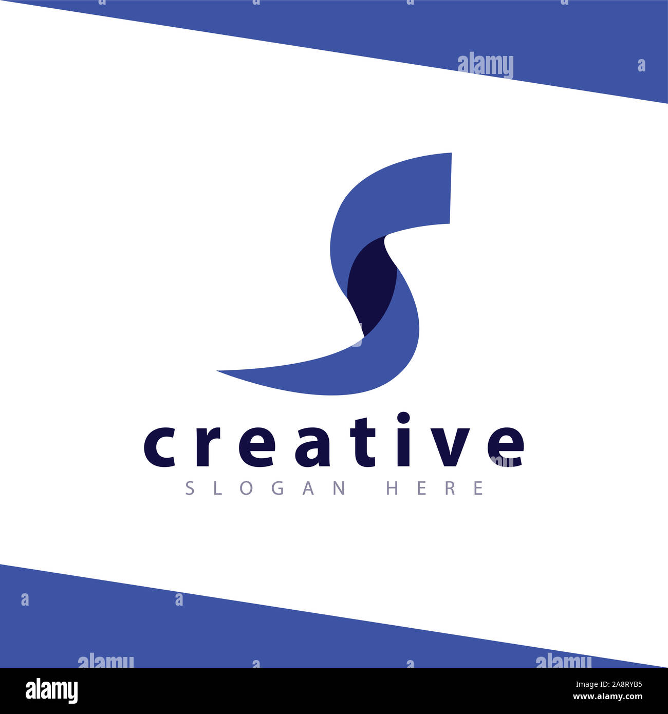 Letter geometric vector symbol hi-res stock photography and images - Alamy