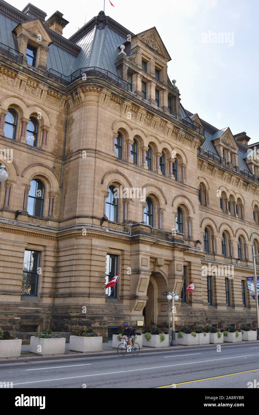 Canadian Government Buildings at the Canadian Parliament atop ...