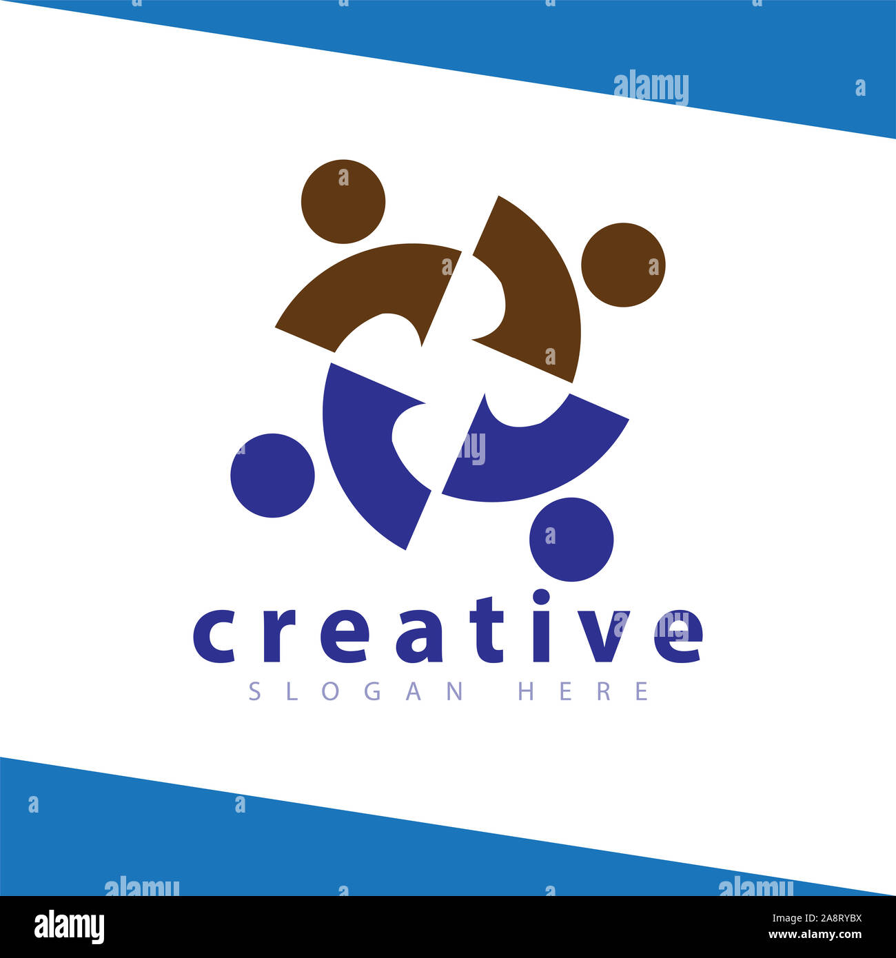 People group logo icon vector template Stock Photo - Alamy