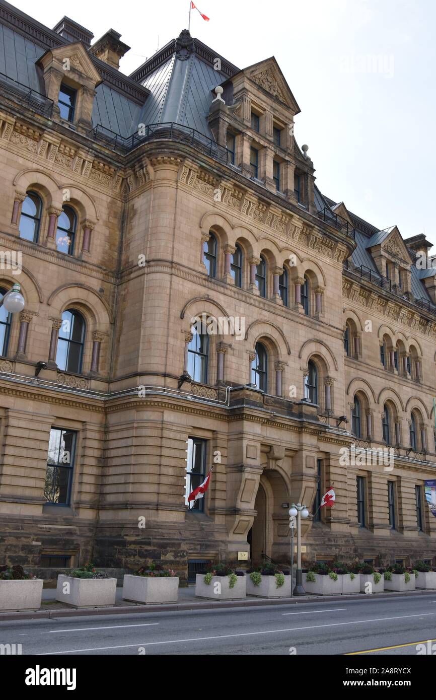 Canadian Government Buildings at the Canadian Parliament atop ...