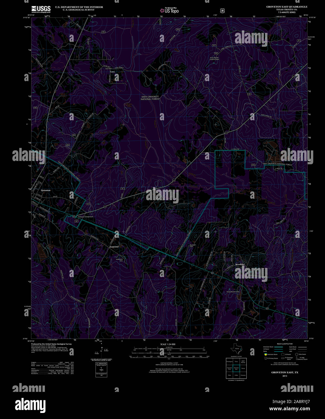 Map of groveton hi-res stock photography and images - Alamy