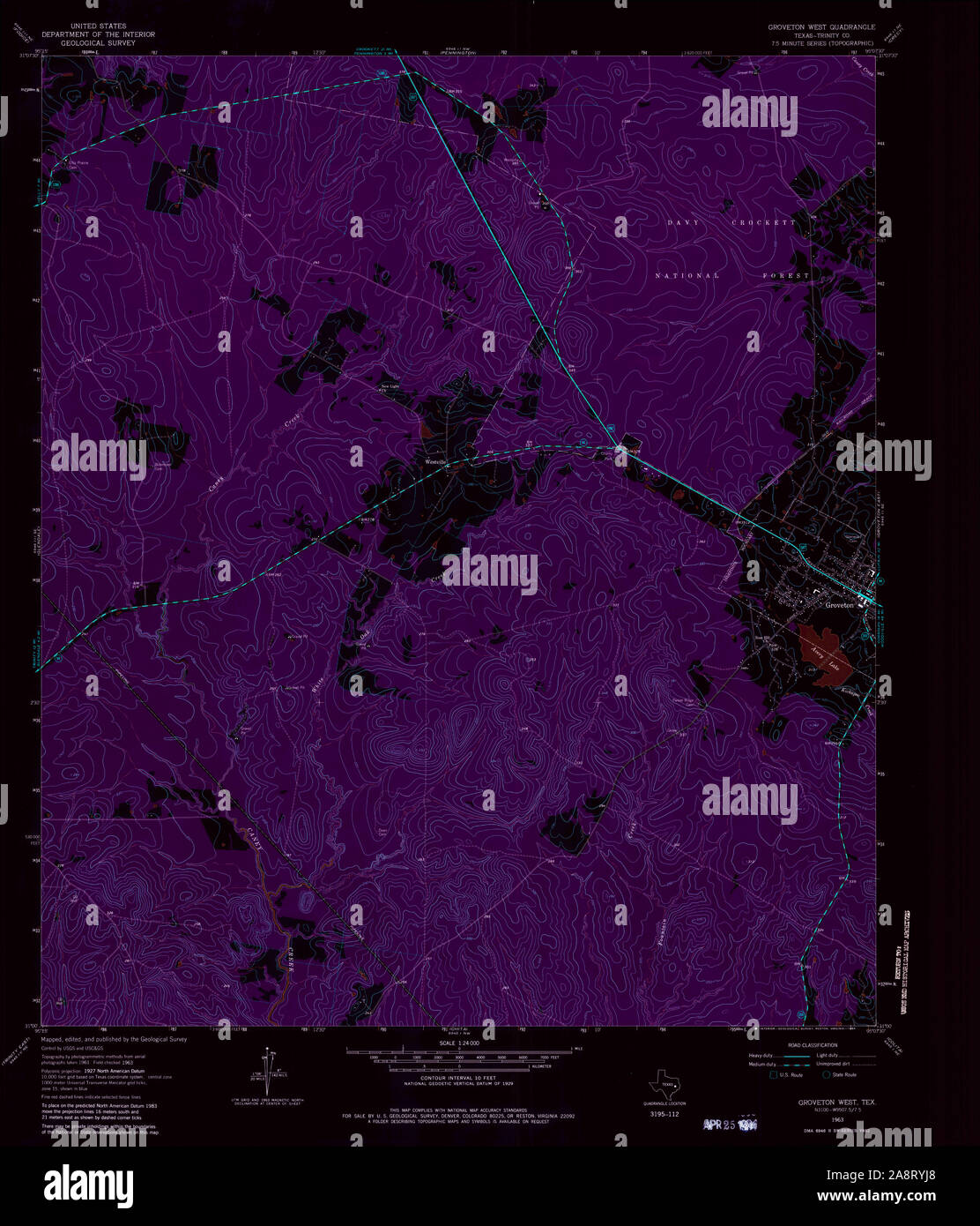 Groveton map hi-res stock photography and images - Alamy