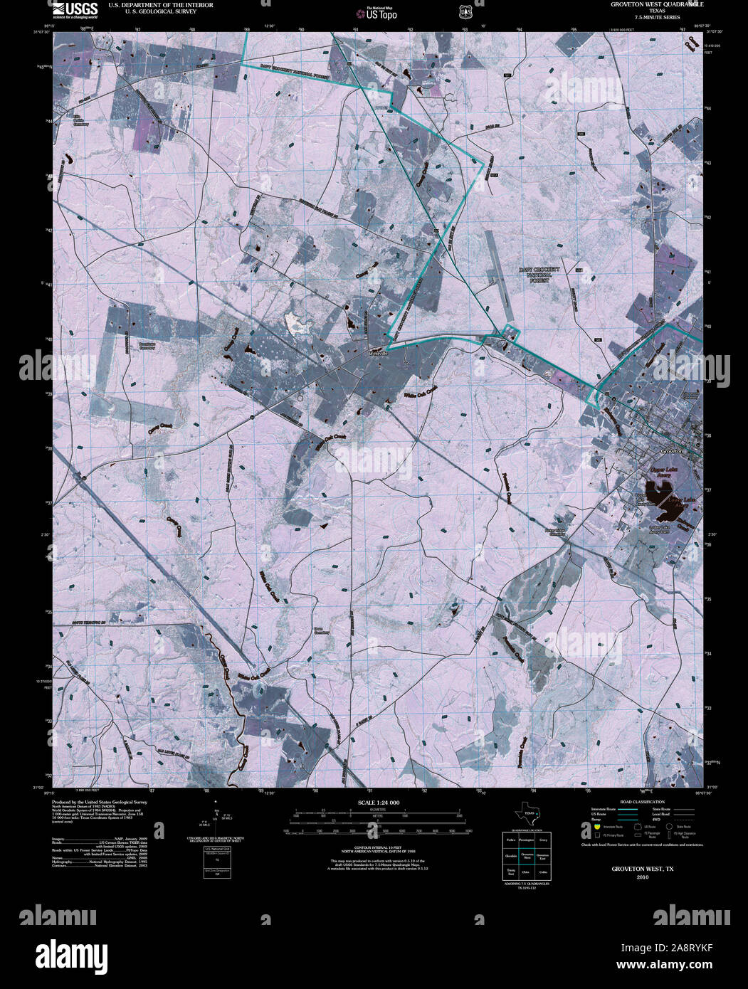 Map of groveton hi-res stock photography and images - Alamy
