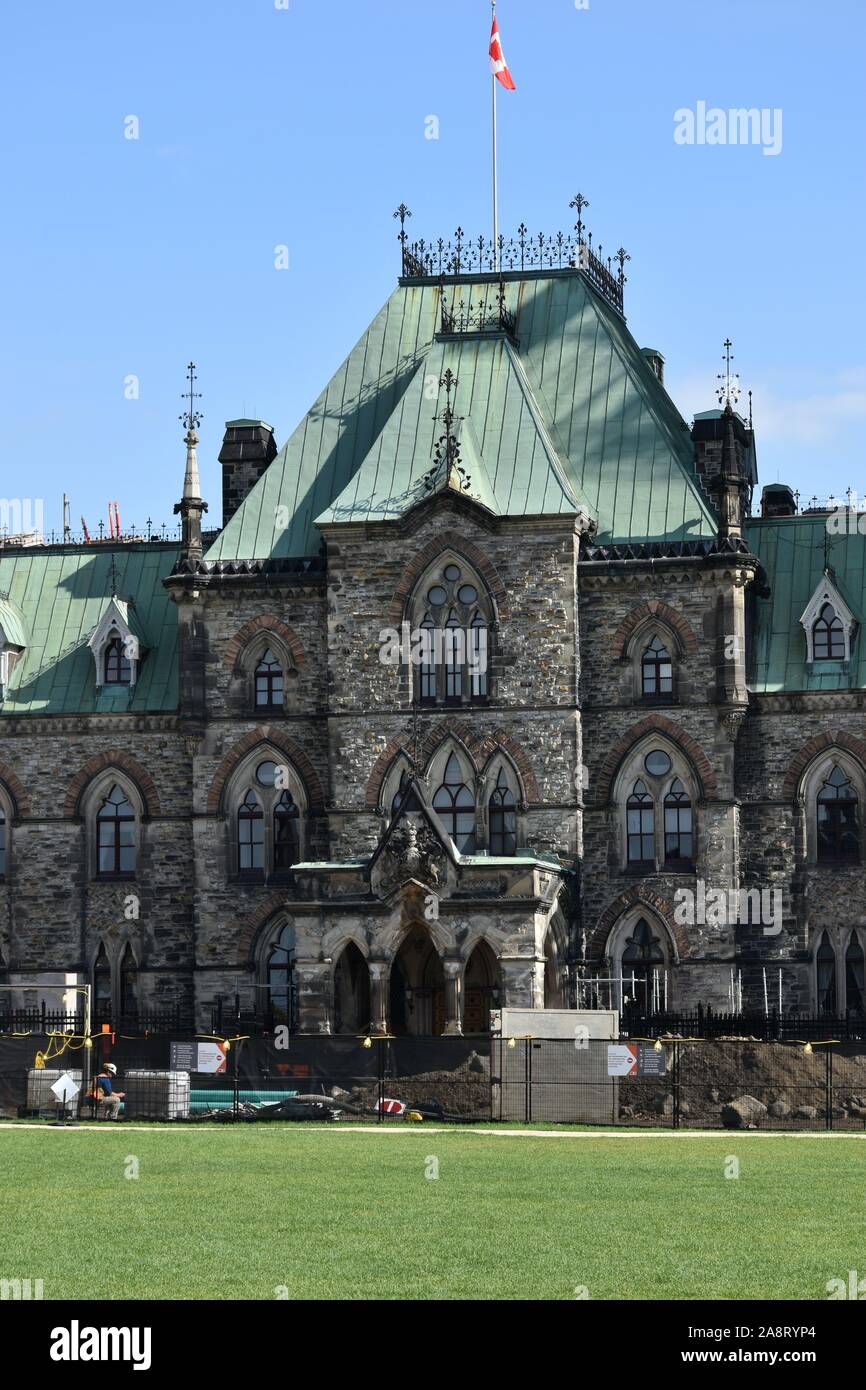 Canadian Government Buildings at the Canadian Parliament atop ...