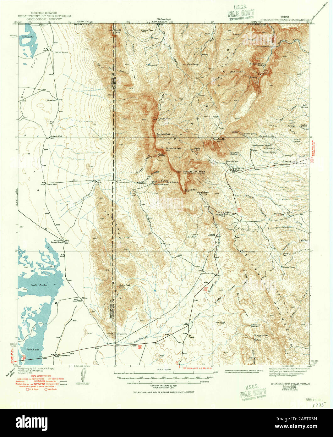 Guadalupe texas map hi-res stock photography and images - Alamy