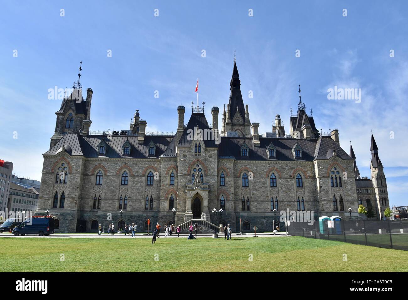 Canadian Government Buildings at the Canadian Parliament atop ...
