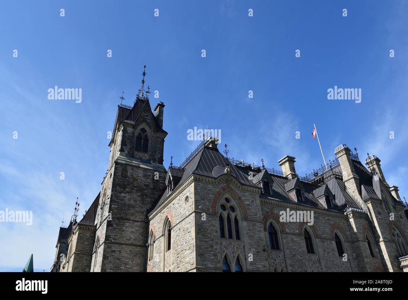 Canadian Government Buildings at the Canadian Parliament atop ...