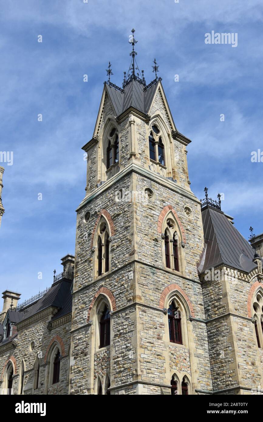 Canadian Government Buildings at the Canadian Parliament atop ...