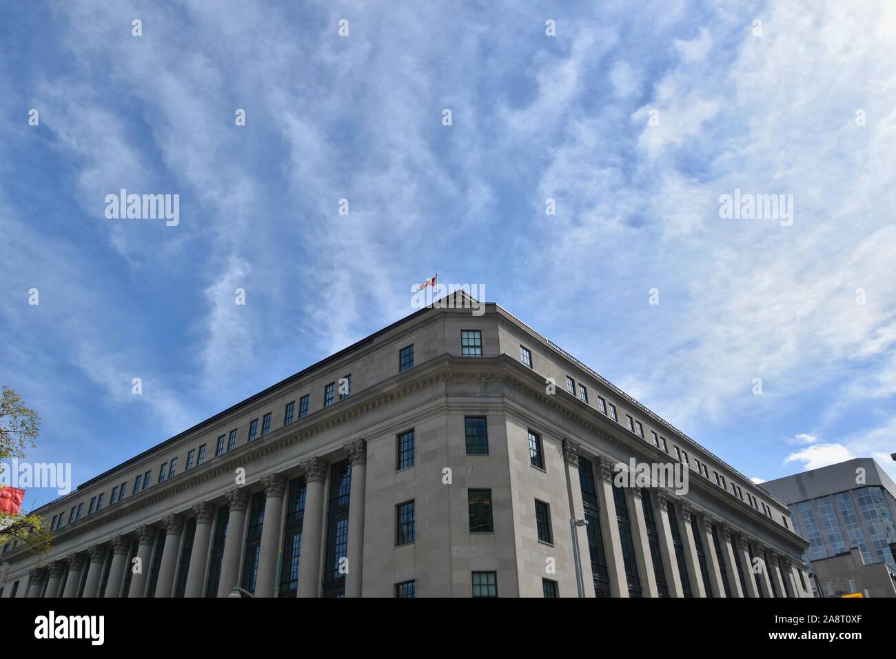 Canadian Government Buildings at the Canadian Parliament atop ...