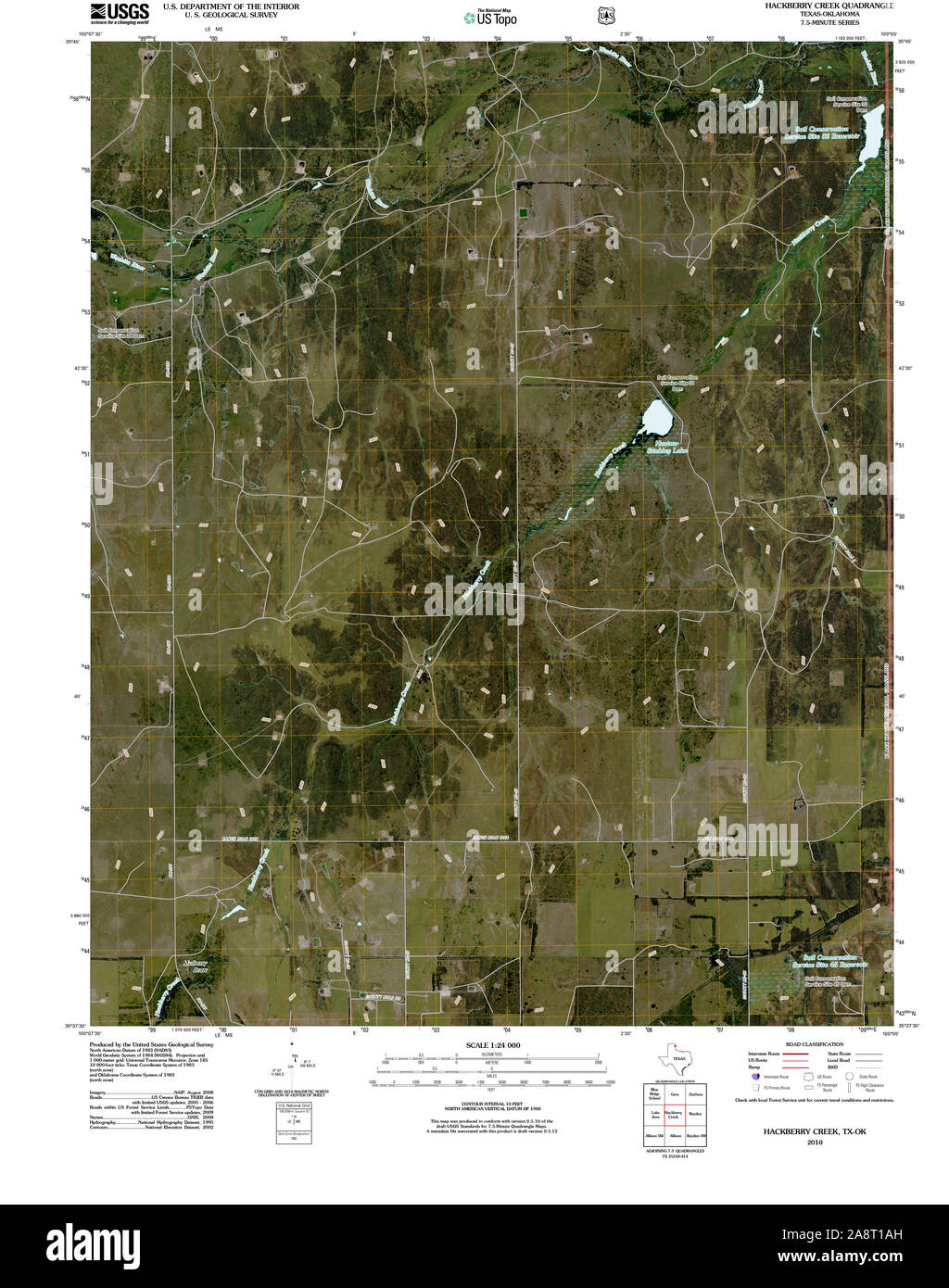 Map of hackberry hi-res stock photography and images - Alamy