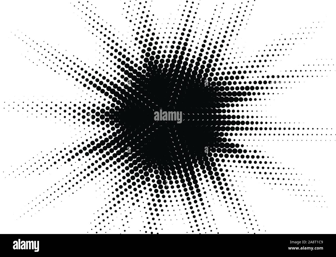 Pop art styled halftone retro background with comic dots Stock Vector ...