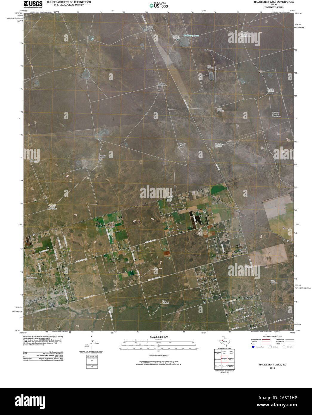 Map of hackberry hi-res stock photography and images - Alamy