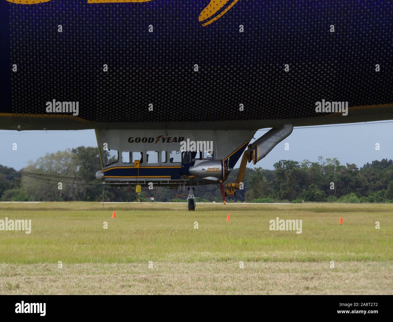 This photograph of a Goodyear Blimp Was taken at the Winter Haven ...