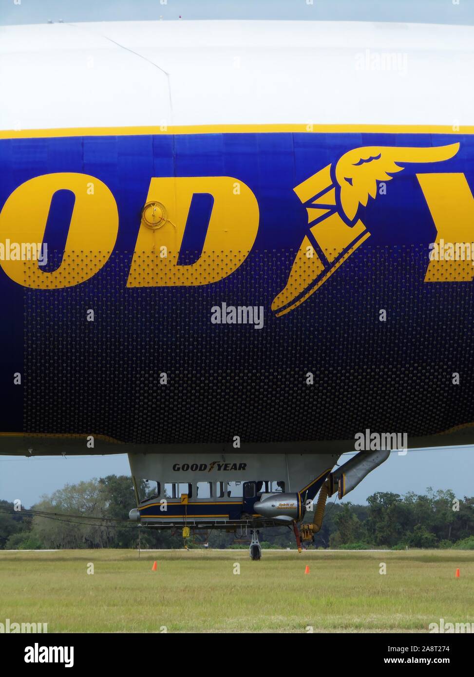 This photograph of a Goodyear Blimp Was taken at the Winter Haven ...