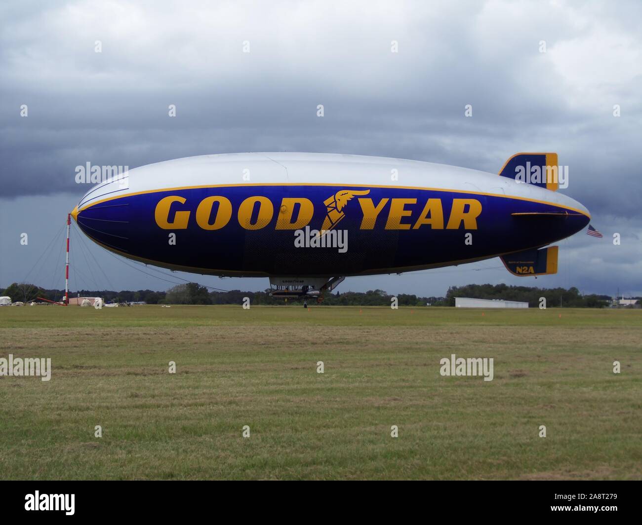This photograph of a Goodyear Blimp Was taken at the Winter Haven ...