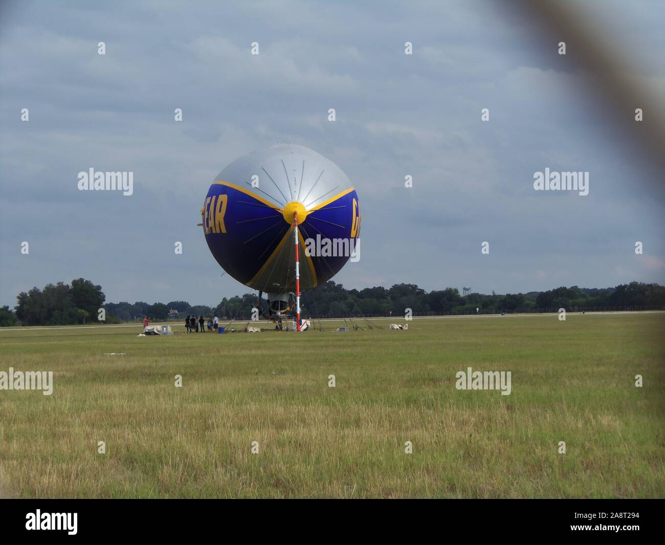 This photograph of a Goodyear Blimp Was taken at the Winter Haven ...