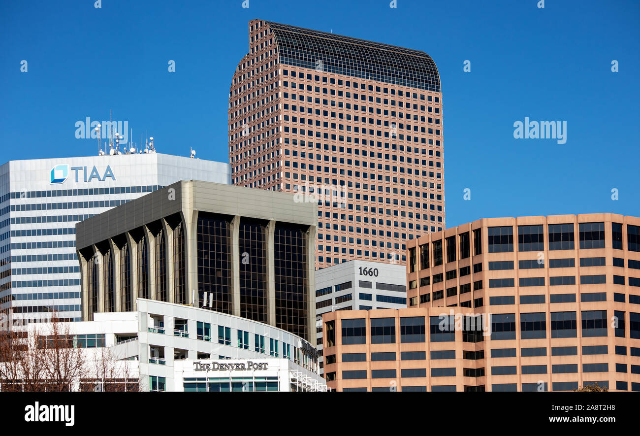 Denver skyline from civic center hi-res stock photography and images ...