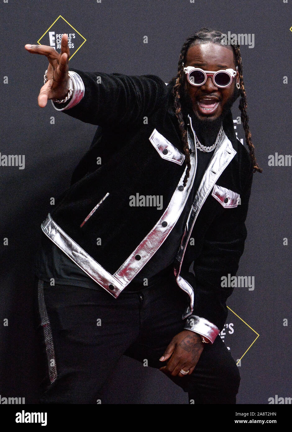 Santa Monica, USA. 10th Nov, 2019. Rapper T-Pain arrives for the 45th ...