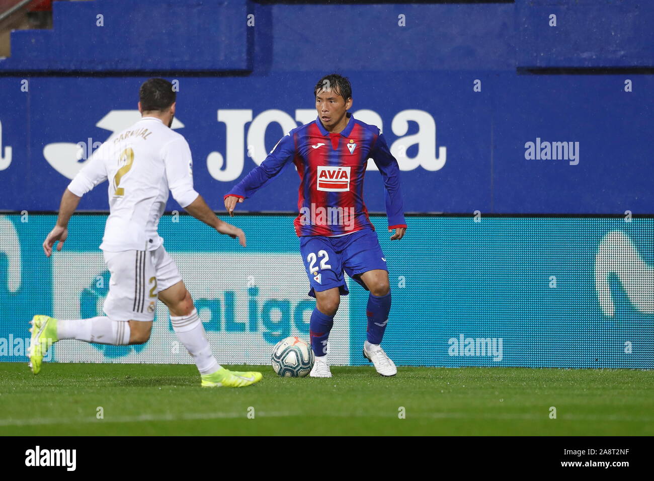 Eibar, Spain. 9th Nov, 2019. Takashi Inui (Eibar) Football/Soccer ...