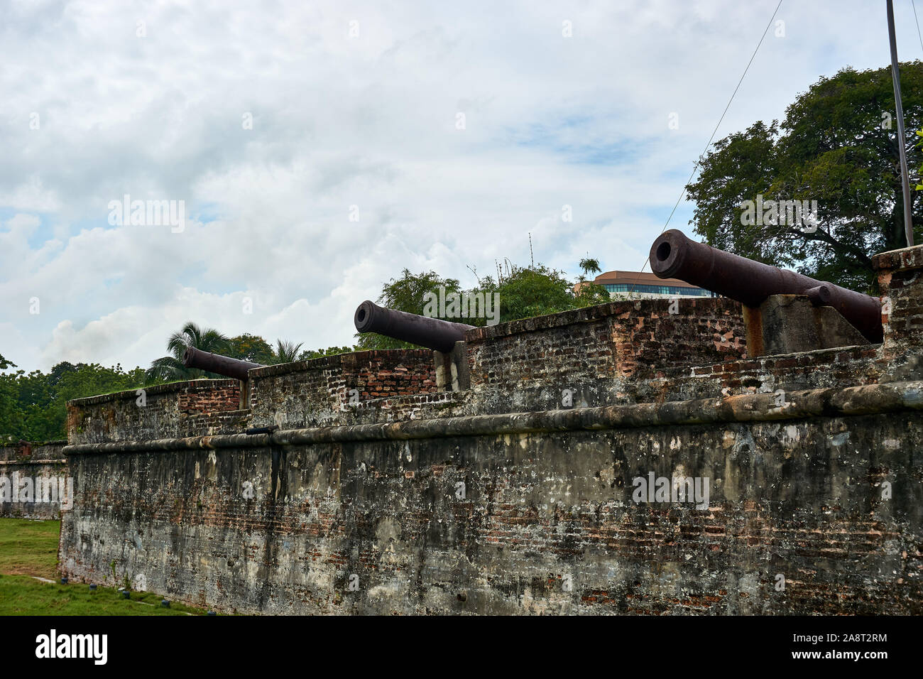 PENANG, MALAYSIA - OCTOBER 01.2019 : Fort Cornwallis, Georgetown ...