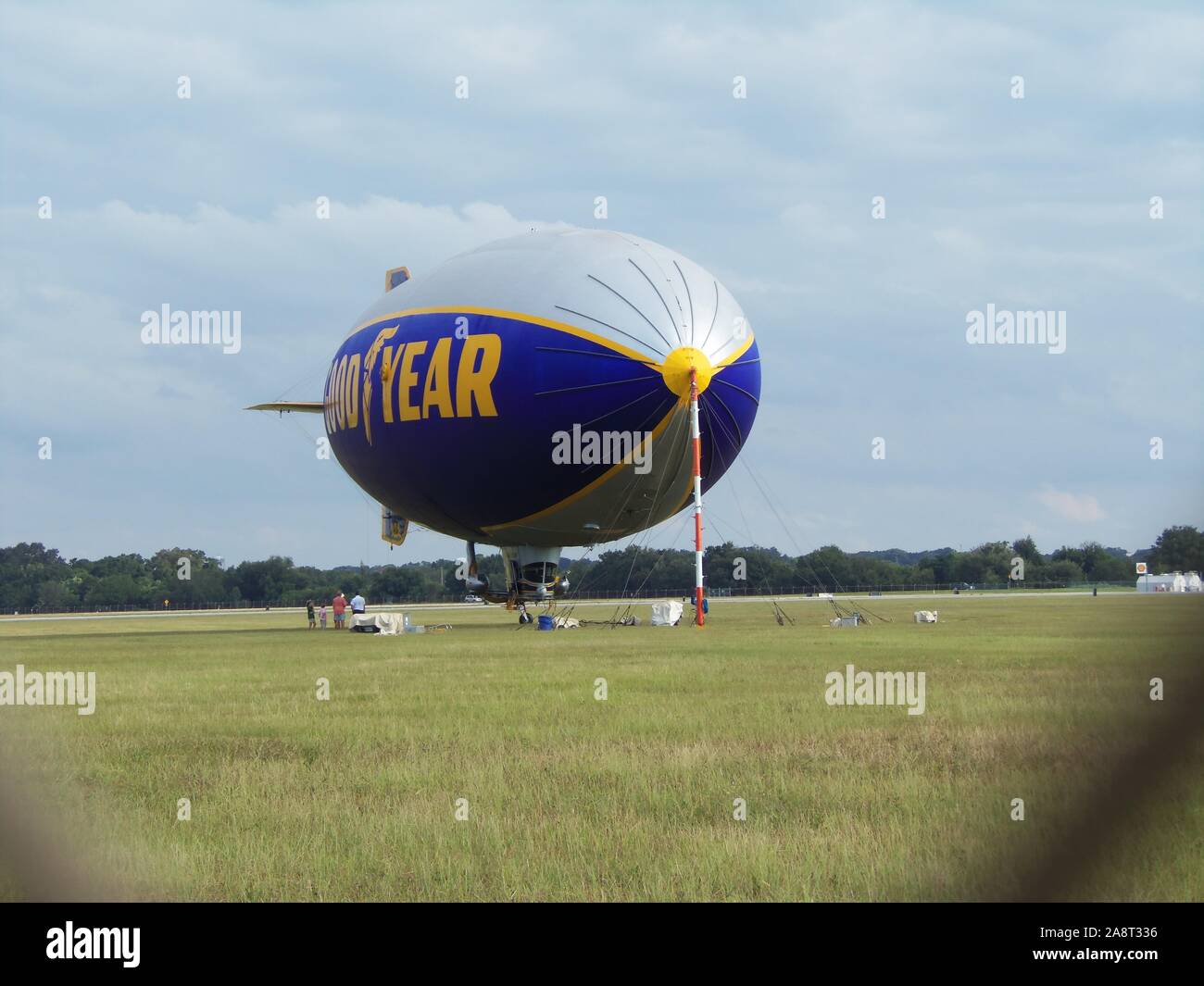 This photograph of a Goodyear Blimp Was taken at the Winter Haven ...