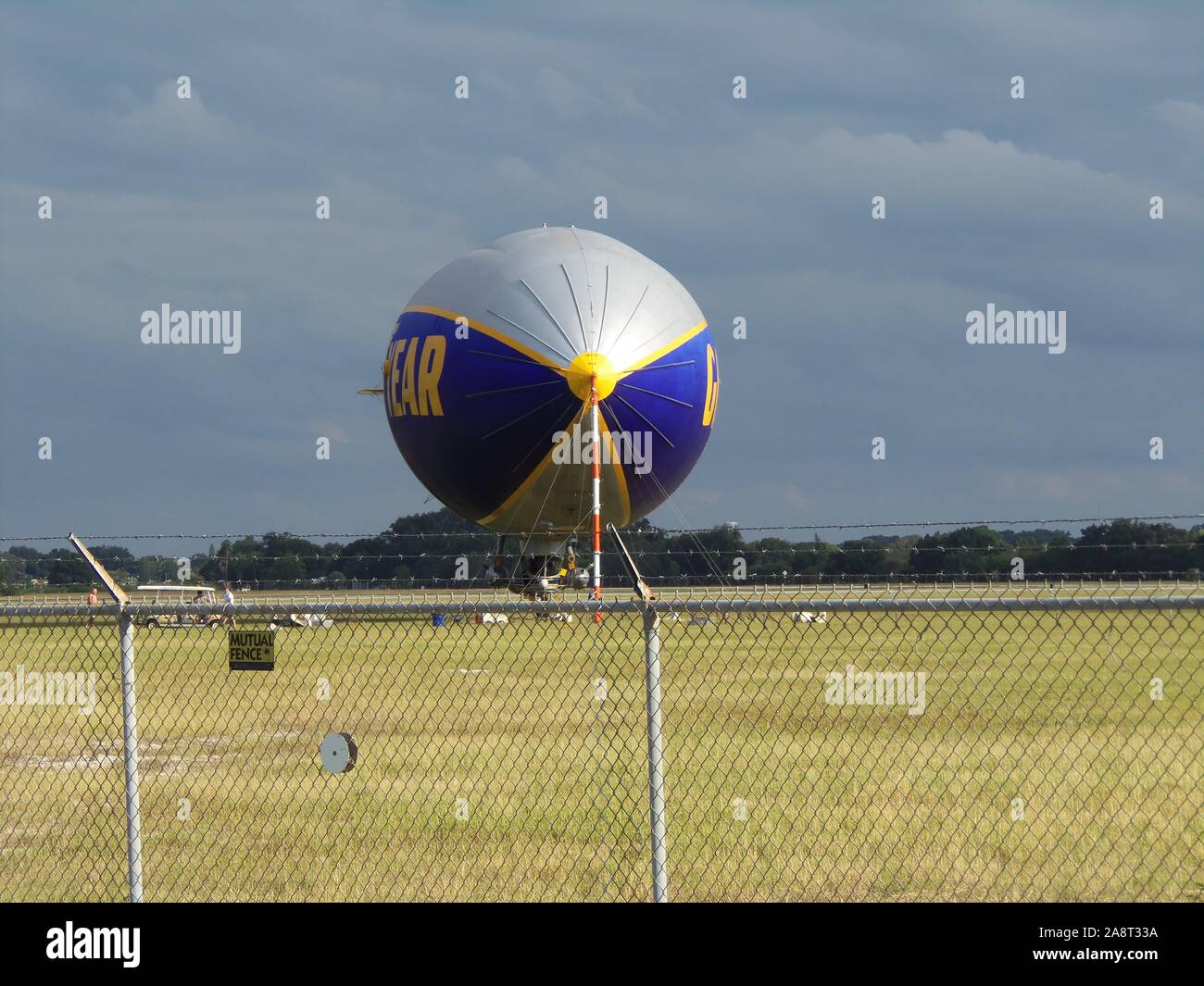 This photograph of a Goodyear Blimp Was taken at the Winter Haven ...