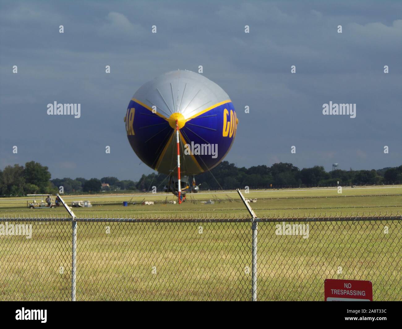 This photograph of a Goodyear Blimp Was taken at the Winter Haven ...