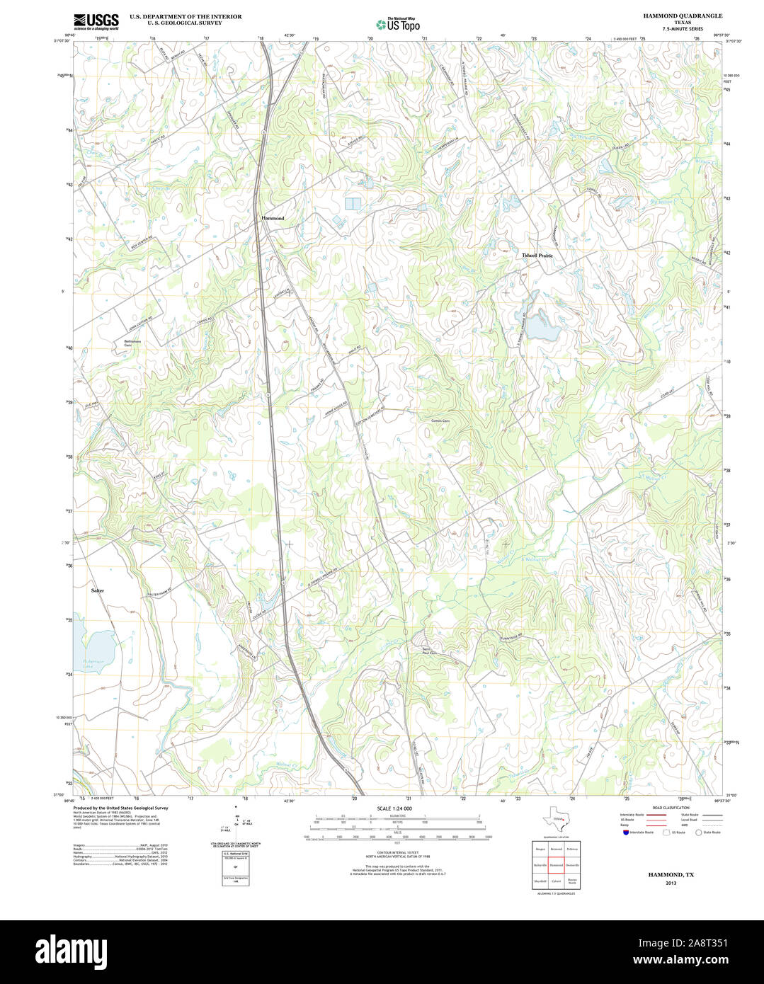 Map of hammond Cut Out Stock Images & Pictures - Alamy