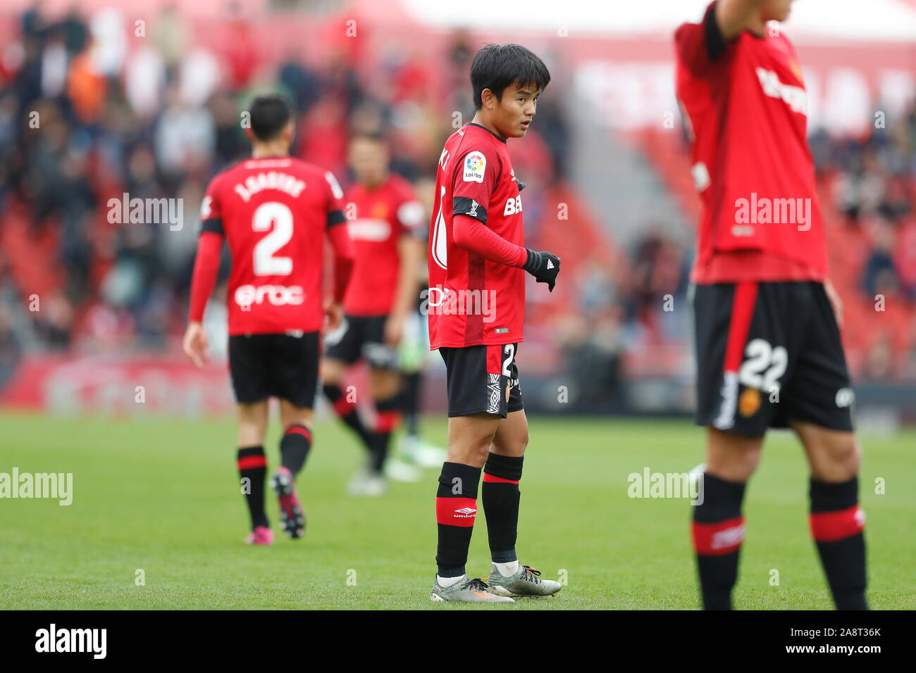 Palma de Mallorca, Spain. 10th Nov, 2019. Takefusa Kubo (Mallorca) Football/Soccer : Spanish "La ...