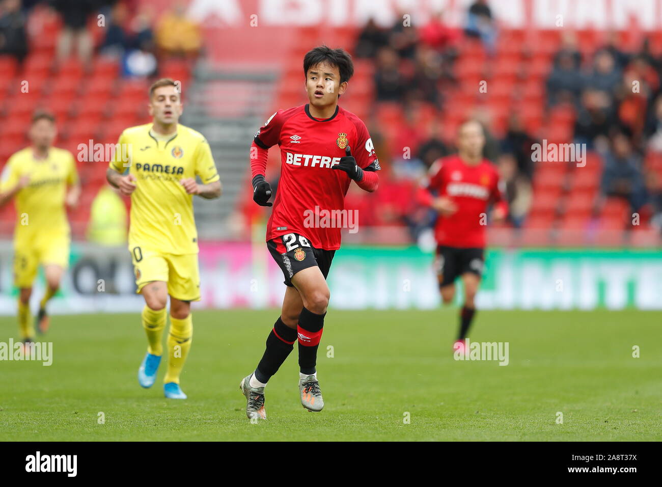 Palma de Mallorca, Spain. 10th Nov, 2019. Takefusa Kubo (Mallorca) Football/Soccer : Spanish "La ...