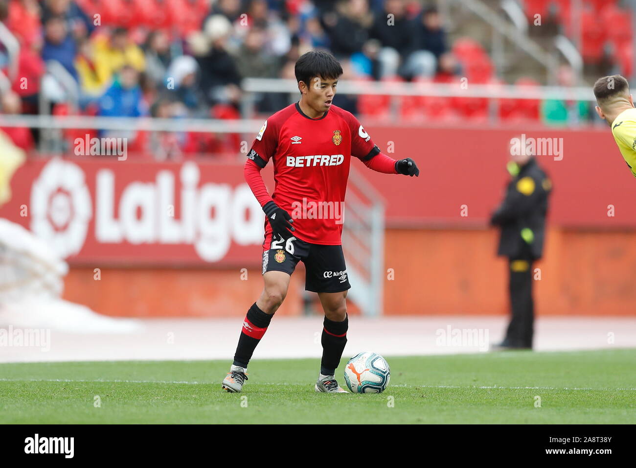Palma de Mallorca, Spain. 10th Nov, 2019. Takefusa Kubo (Mallorca) Football/Soccer : Spanish "La ...