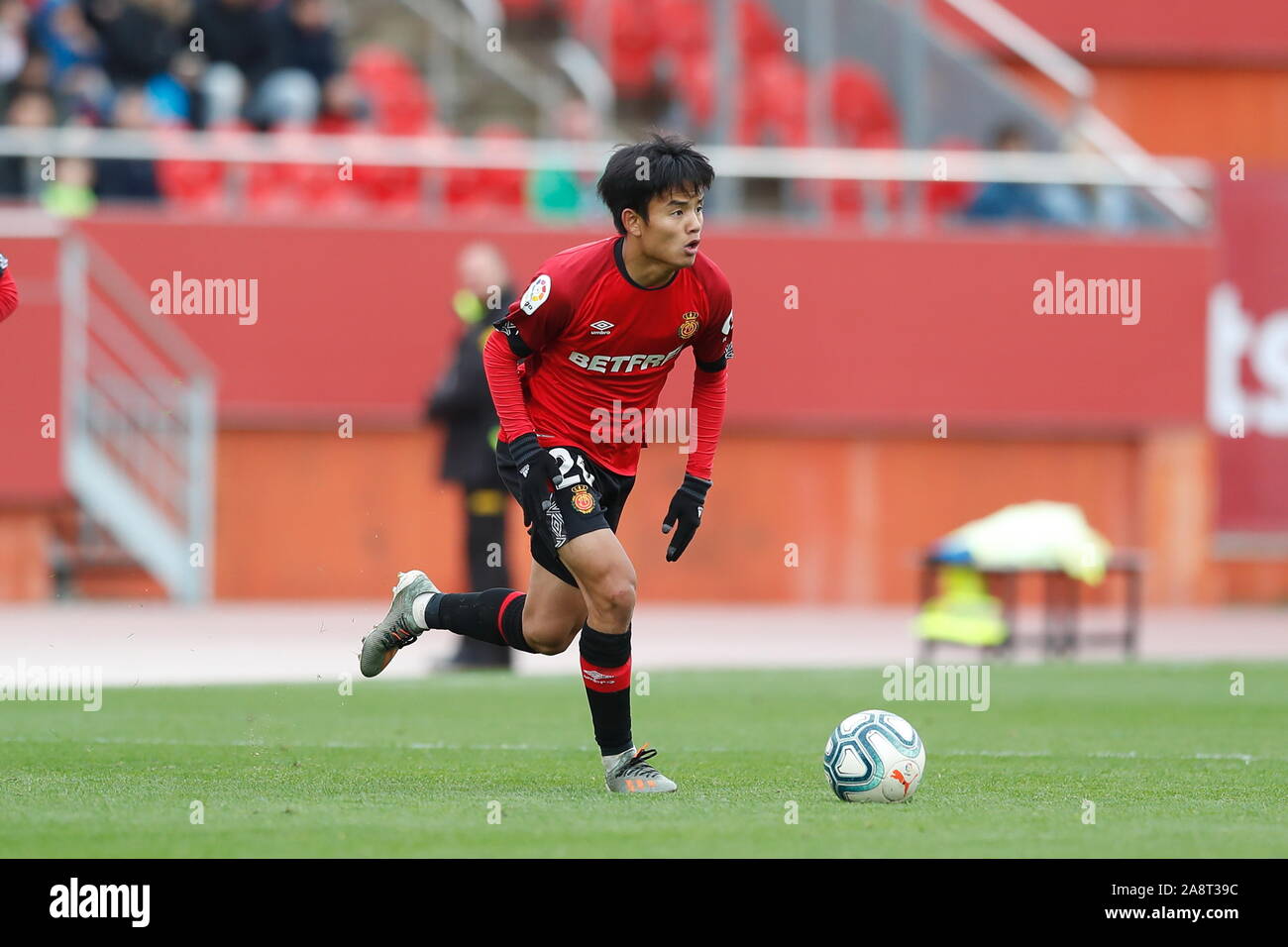Palma de Mallorca, Spain. 10th Nov, 2019. Takefusa Kubo (Mallorca) Football/Soccer : Spanish "La ...