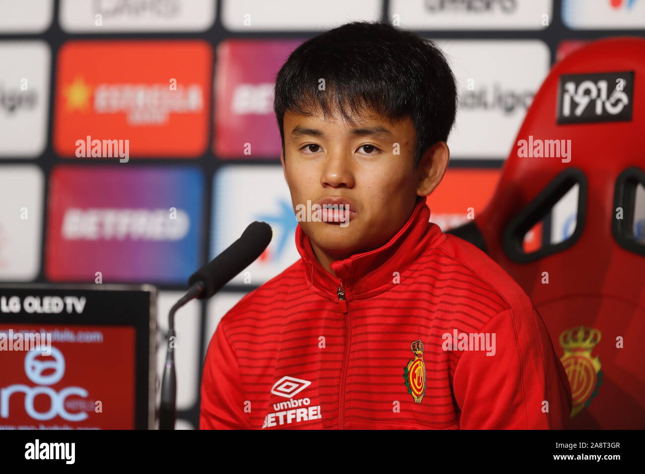 Palma de Mallorca, Spain. 10th Nov, 2019. Takefusa Kubo (Mallorca) Football/Soccer : Spanish "La ...