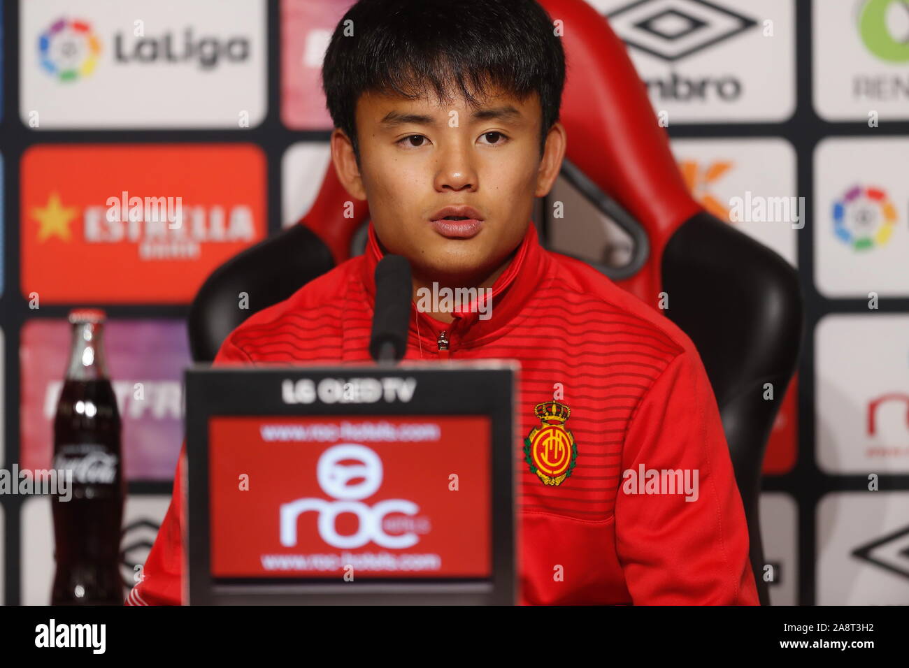 Palma de Mallorca, Spain. 10th Nov, 2019. Takefusa Kubo (Mallorca) Football/Soccer : Spanish "La ...