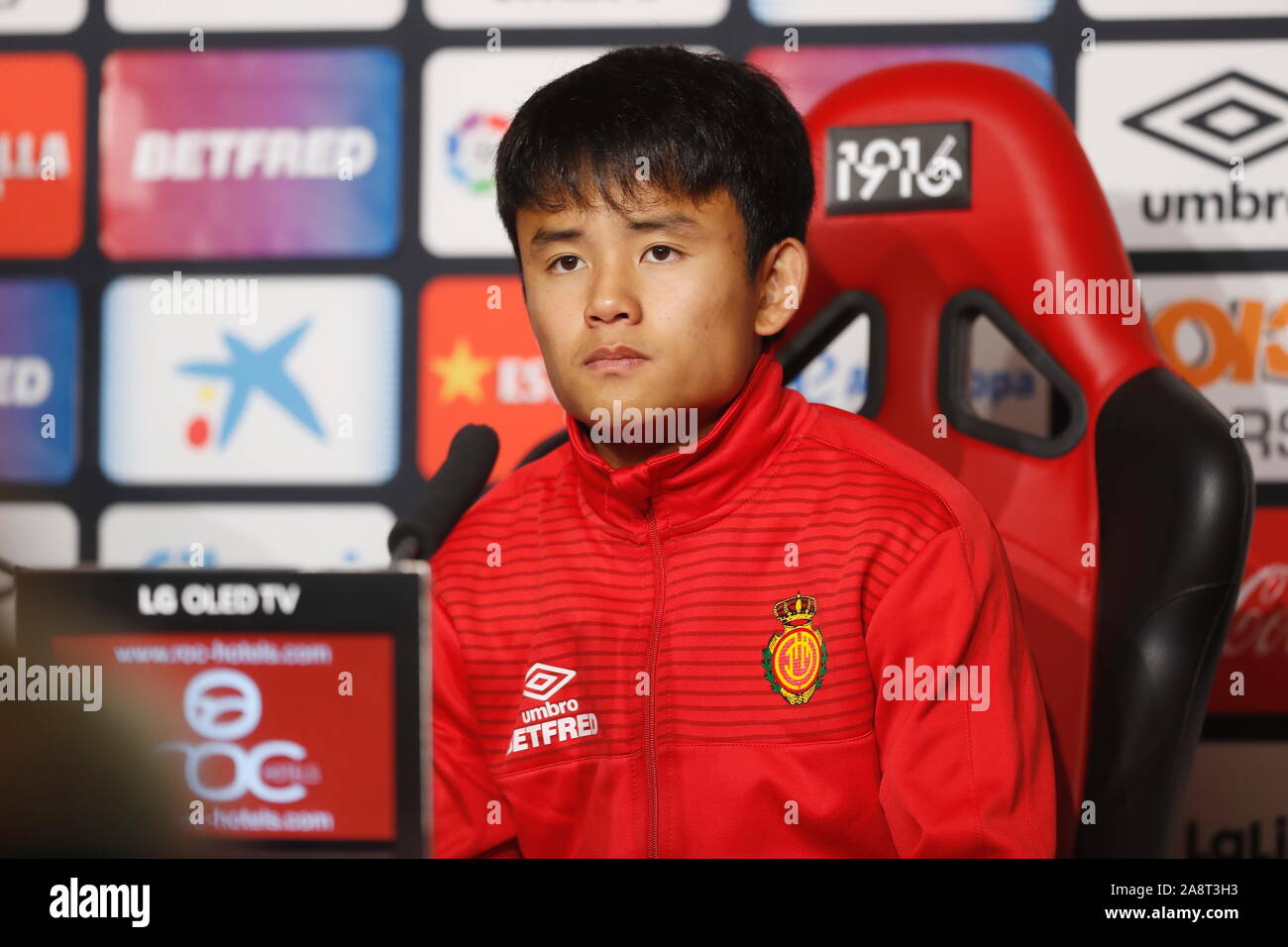Palma de Mallorca, Spain. 10th Nov, 2019. Takefusa Kubo (Mallorca) Football/Soccer : Spanish "La ...