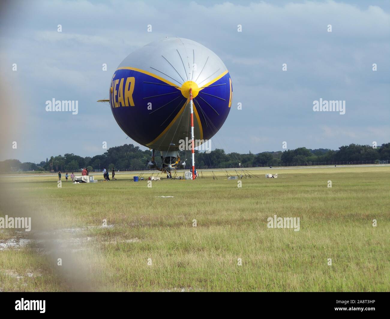 This photograph of a Goodyear Blimp Was taken at the Winter Haven ...