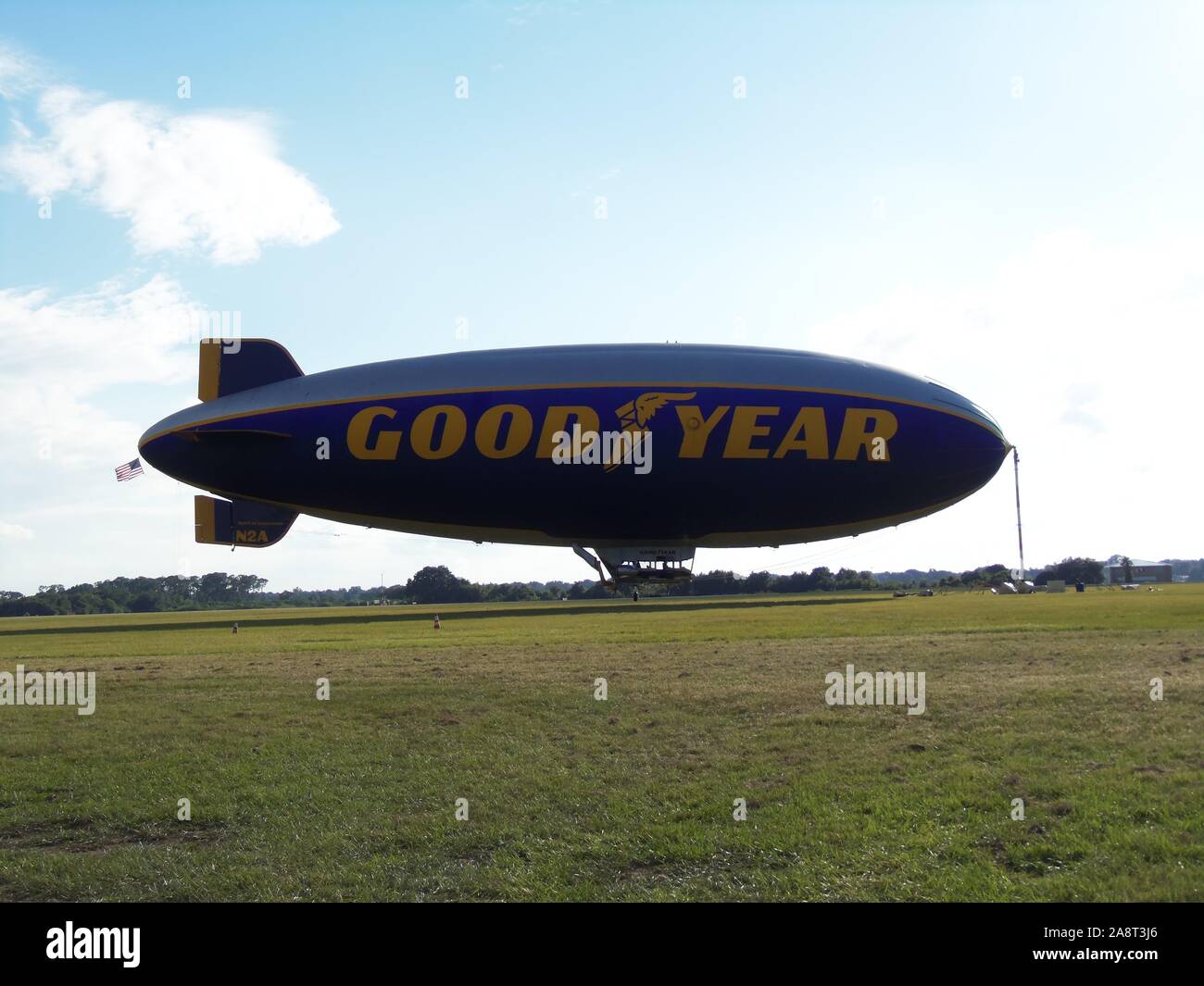 This photograph of a Goodyear Blimp Was taken at the Winter Haven ...