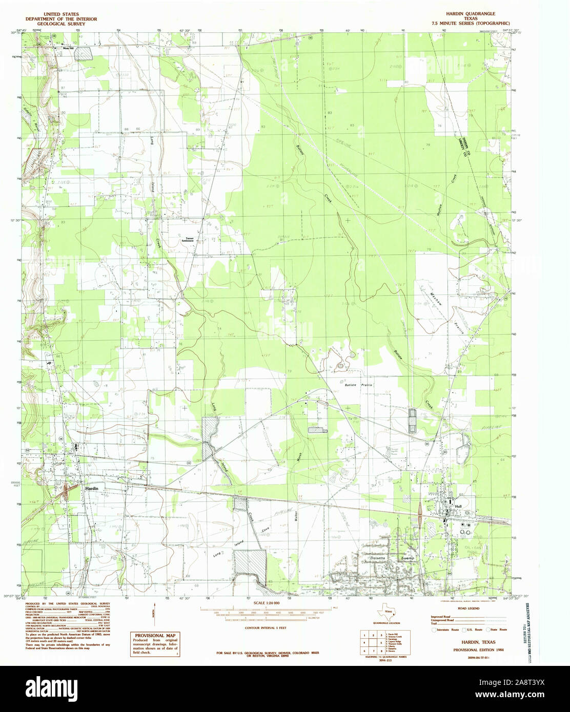 Hardin texas map hi-res stock photography and images - Alamy
