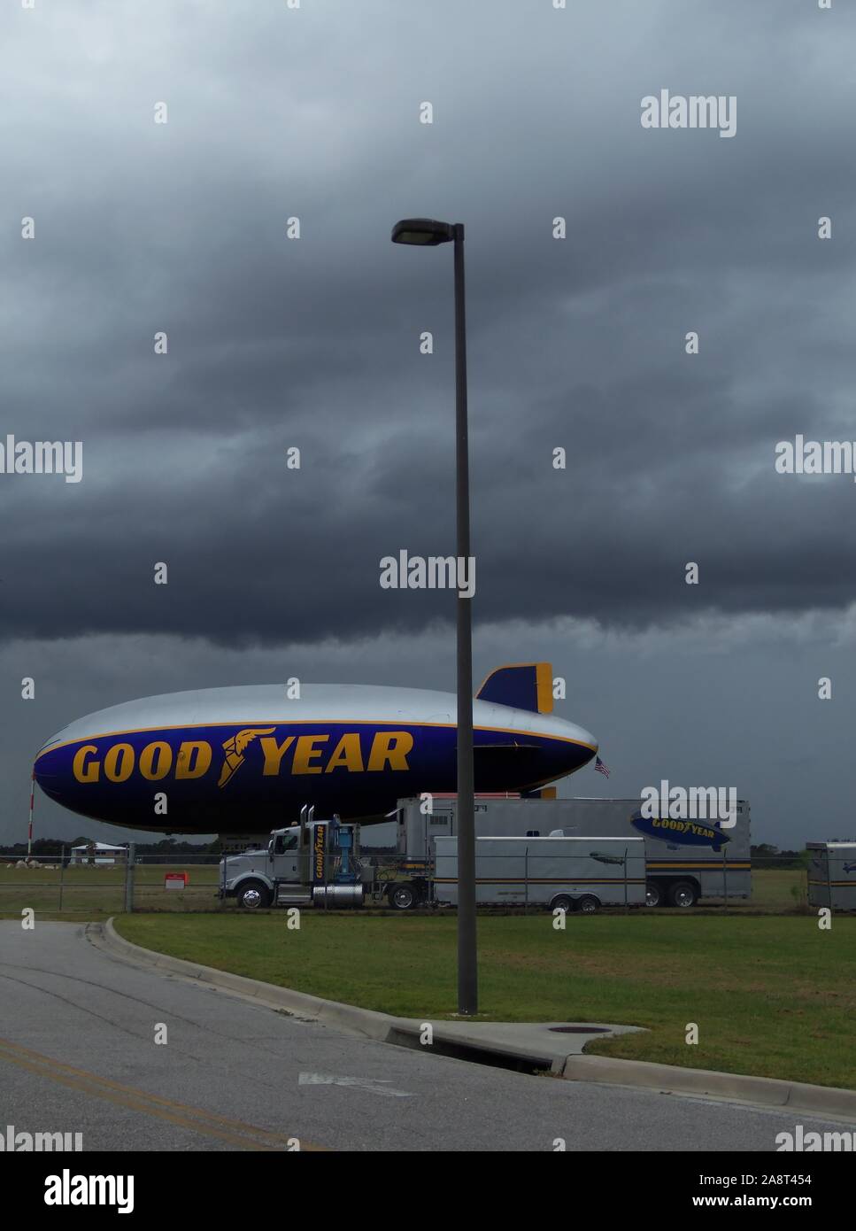 Photos of a blimp at gilbert field hi-res stock photography and images ...