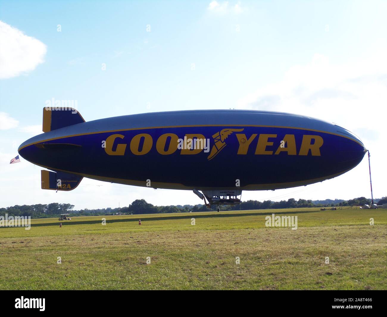 This photograph of a Goodyear Blimp Was taken at the Winter Haven ...