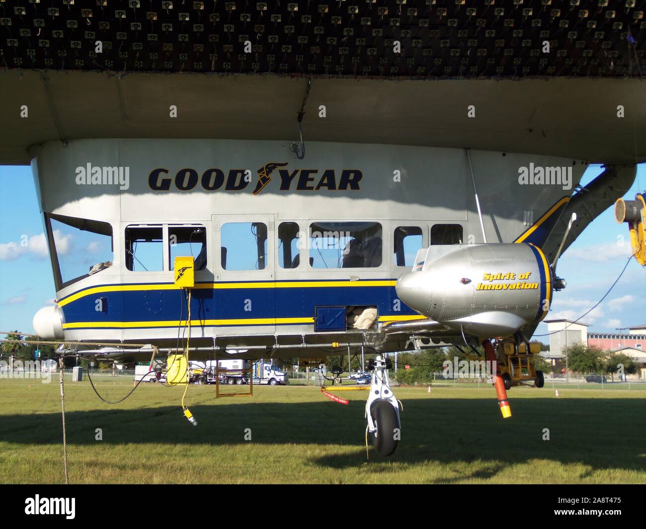 This photograph of a Goodyear Blimp Was taken at the Winter Haven ...