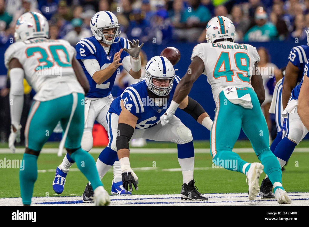 Indianapolis, Indiana, USA. 10th Nov, 2019. Indianapolis Colts ...