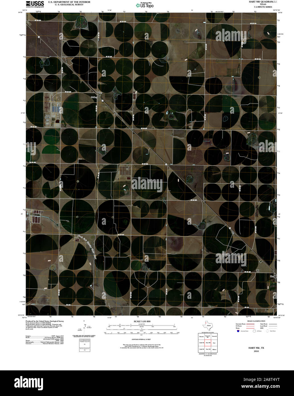 Hart texas map Cut Out Stock Images & Pictures - Alamy