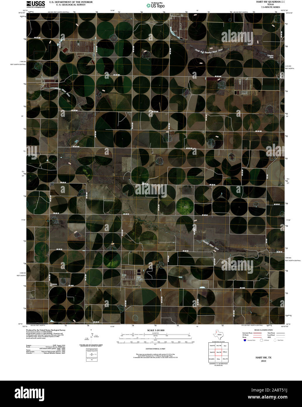 Hart texas map Cut Out Stock Images & Pictures - Alamy